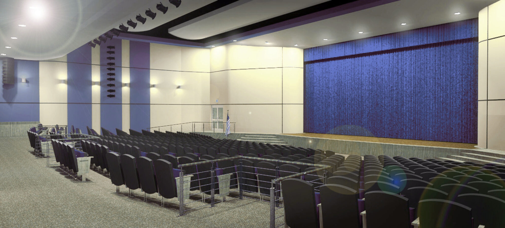 Progress Update: New Auditorium at E.M. Baker Elementary – BBS Arch