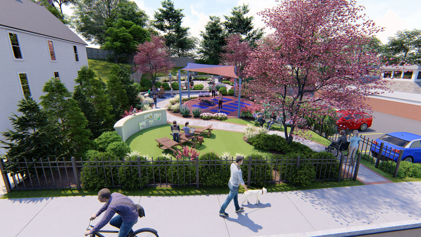New Outdoor Nature Area at Port Jefferson Free Library – BBS Arch