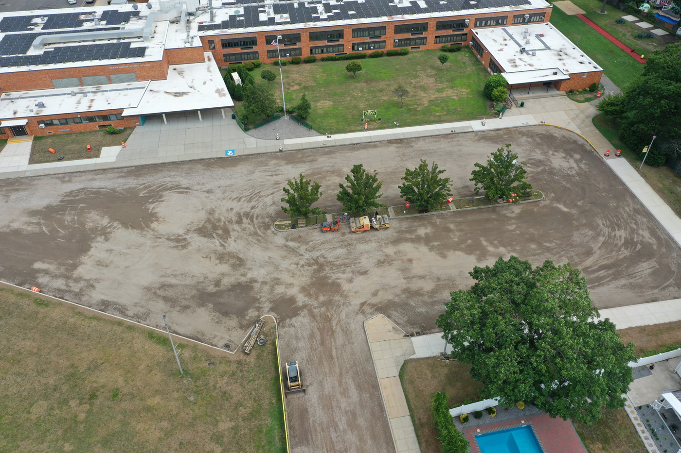 Repaving Roadways and Parking Lots at Grand Ave. Middle School – BBS Arch